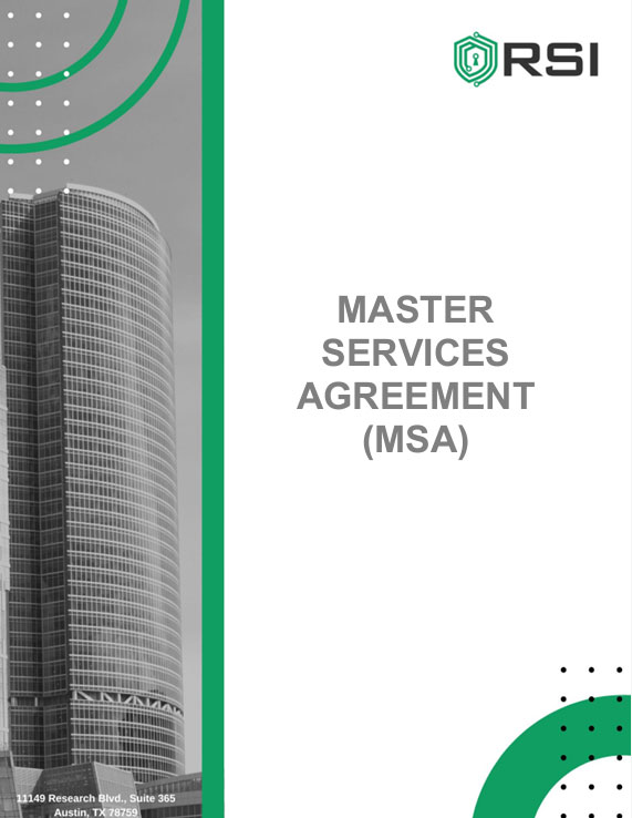 NDA and MSA - RSI | Managed Security